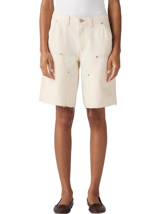 LEVI'S Baggy Dad Raw Hem Utility Denim Shorts